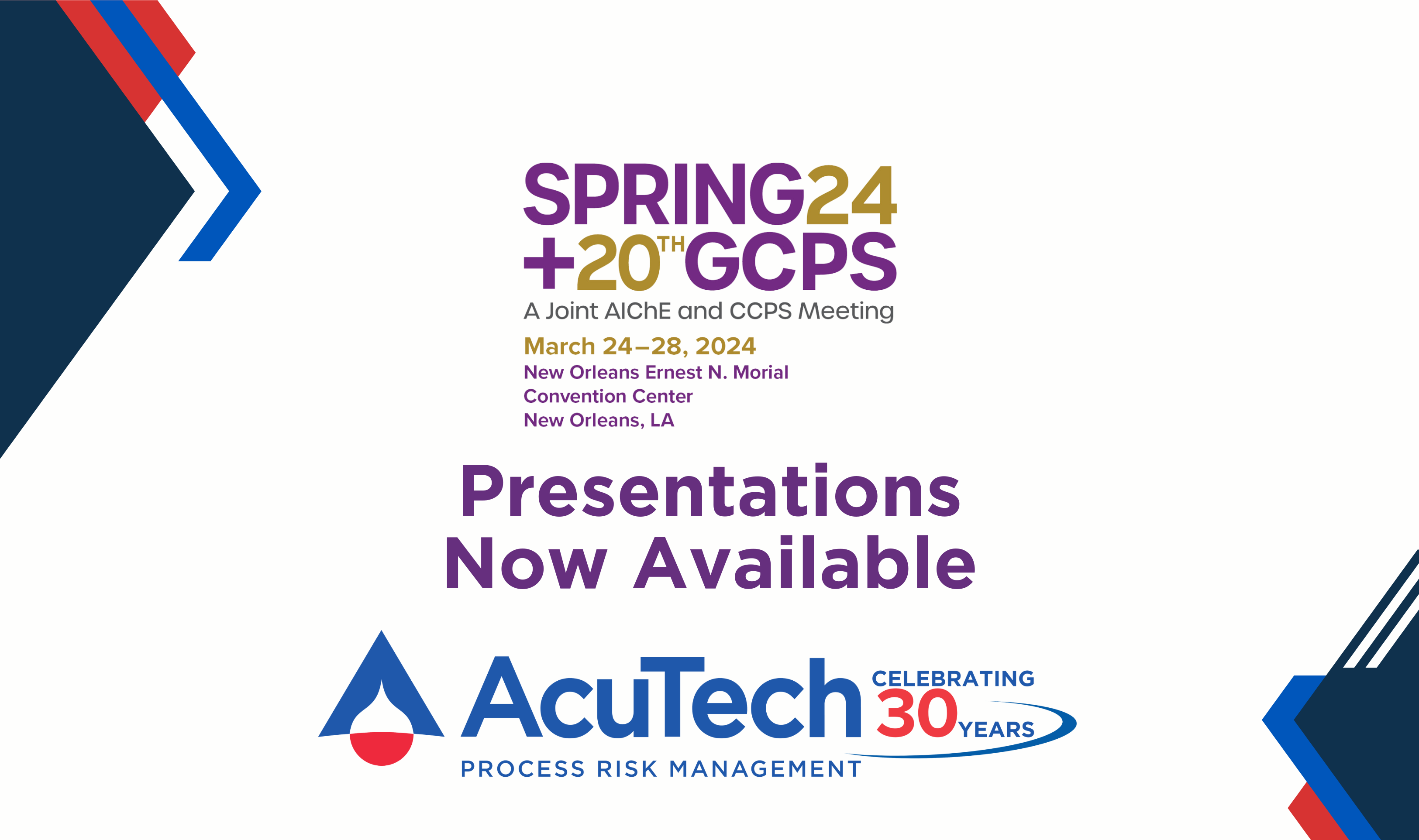 20th GCPS AcuTech Presentations Available - AcuTech Consulting Group