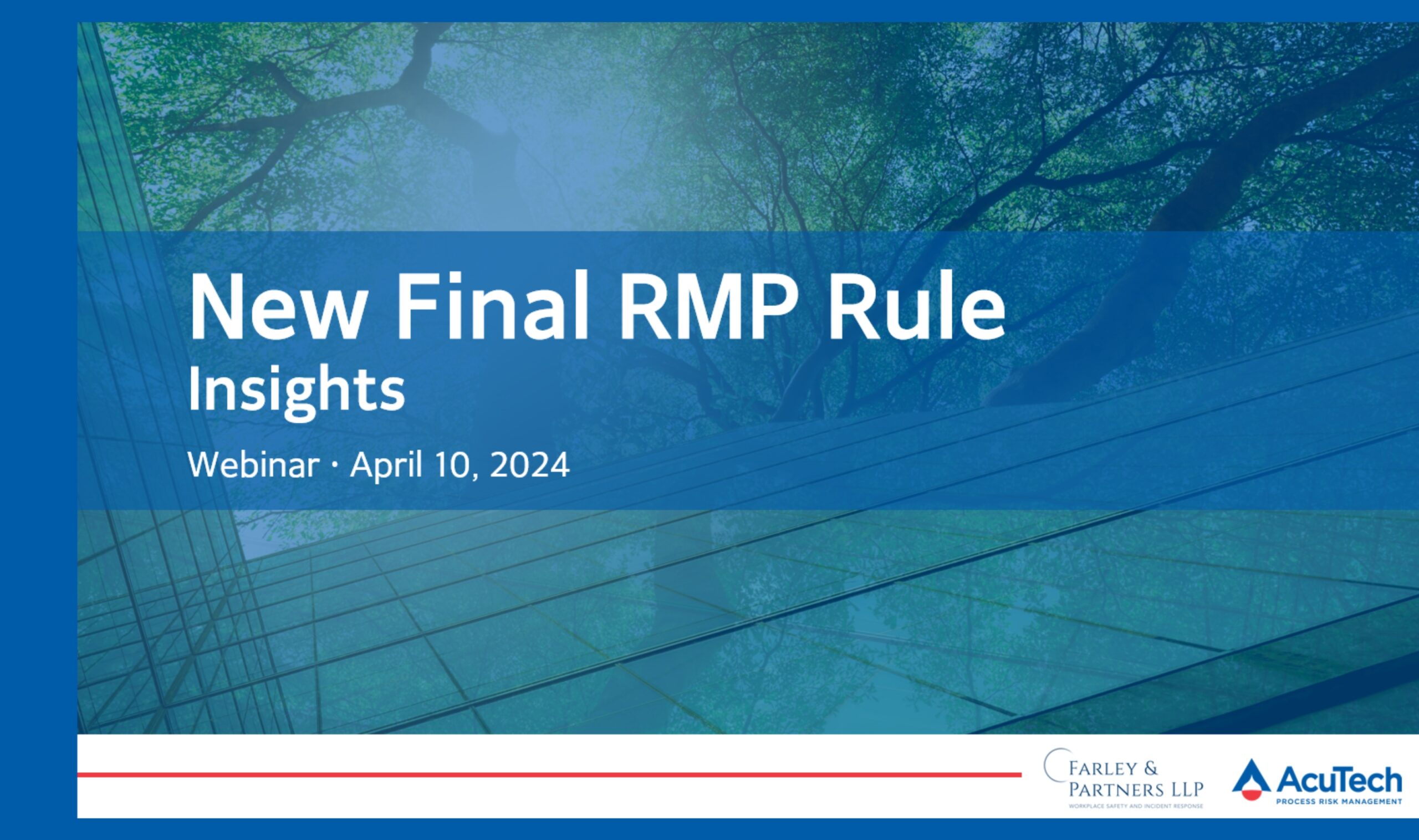 EPA RMP Revisions Webinar Recording - Overview & Analysis